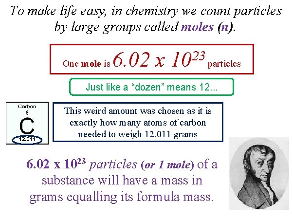 Mole Questions And Dimensional Analysis OUTCOME QUESTIONS C