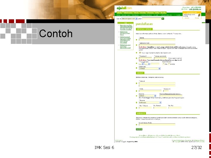 Menu Formulir dan Kotak Dialog Interaksi Manusia dan