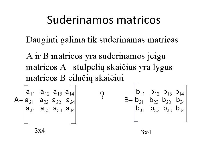 Matric teorija 2015 09 03 Matric teorija Matricos