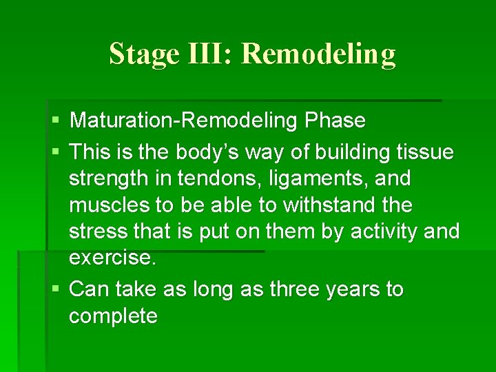 Basics of Tissue Injury Ch 2 Athletic Training