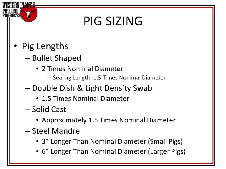 WHY PIG Government Regulations 192 150 195 120