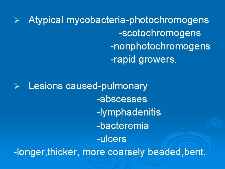 MYCOBACTERIUM TUBERCULOSIS Introduction Chronic granulomatous ...