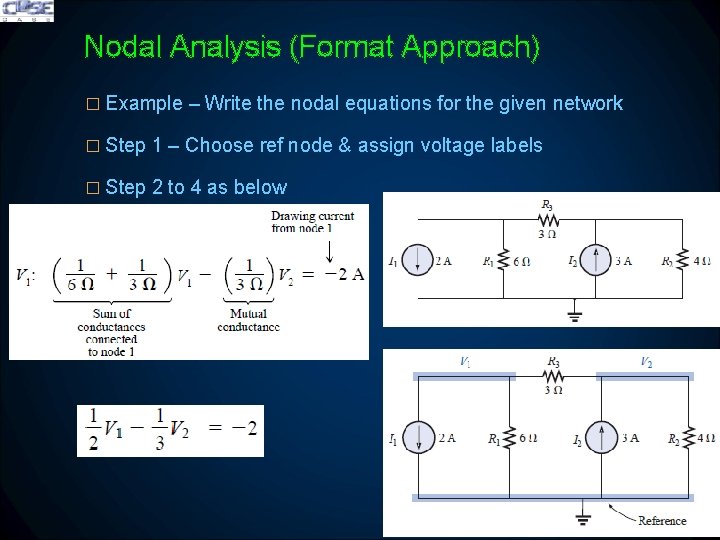 ELECTRIC CIRCUIT ANALYSIS I Chapter 8 Methods of