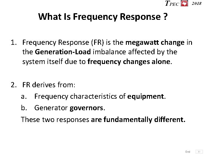 Calculation of Power Systems Inertia and Frequency Response