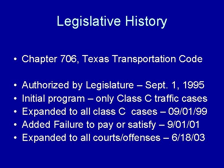 Department of Public Safetys Failure to AppearFailure to