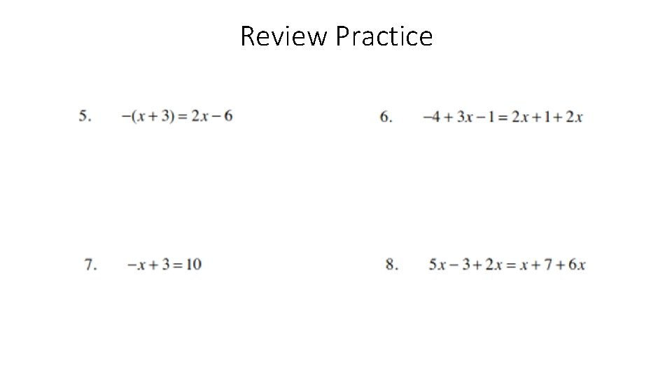 Review Practice In Lesson 3 2 1 you