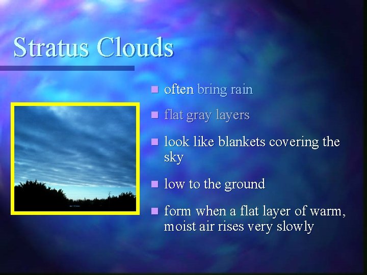 Chapter 3 Weather Patterns Weather Satellites n take