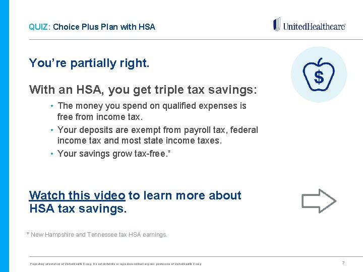 Choice Plus Plan with Health Savings Account HSA