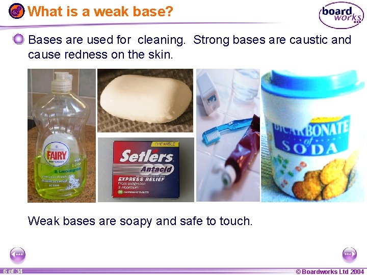 Acids produce H in solution example HCl Bases