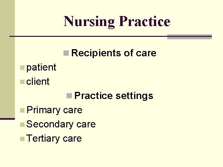 DEFINITIONS OF NURSING AND WHAT IS NURSING DEFINITIONS