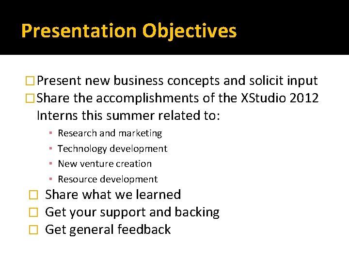 Robert R Taylor Network XStudio 2012 Final Presentation
