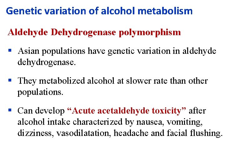 Alcohol and the brain Prof Hanan Hagar Pharmacology