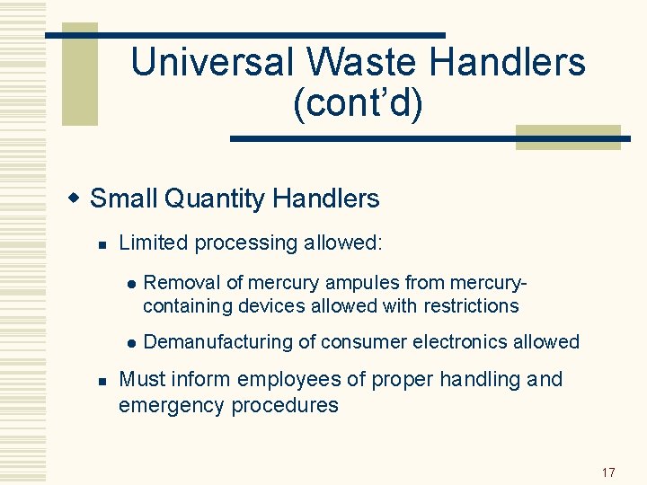 Understanding New Jerseys Universal Waste Rules New Jersey