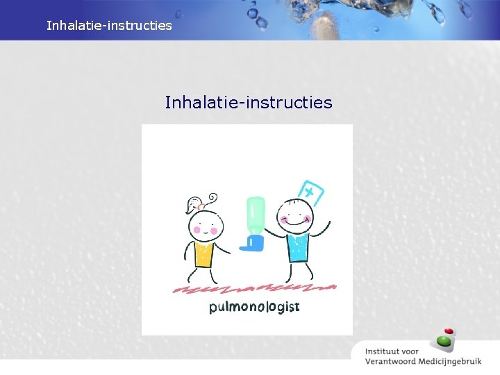 Astma en COPD Inhalatoren en instructies spreker dag