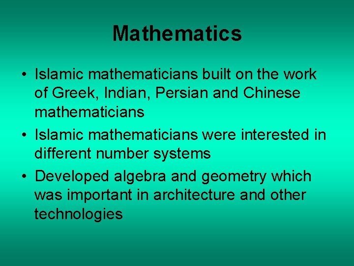 Science technology and design in Medieval Islam What