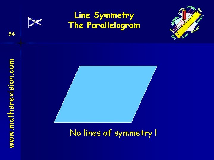 www mathsrevision com S 4 Symmetry Line Symmetry