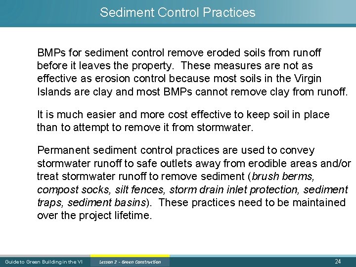 Our Islands Our Future GUIDE TO GREEN BUILDING