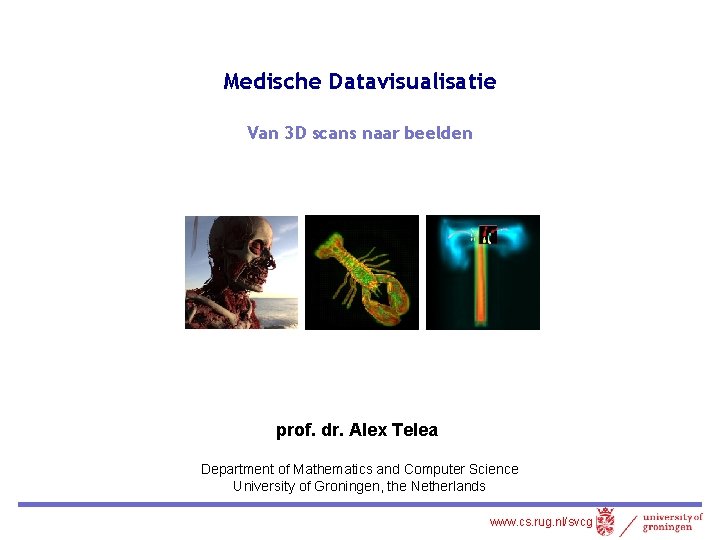 Medische Datavisualisatie Van 3 D scans naar beelden