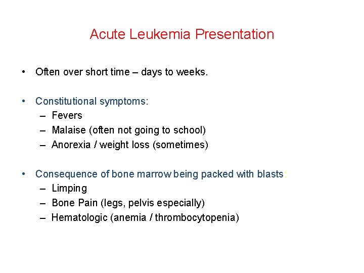 Red Flags in the Diagnosis of Pediatric Cancer