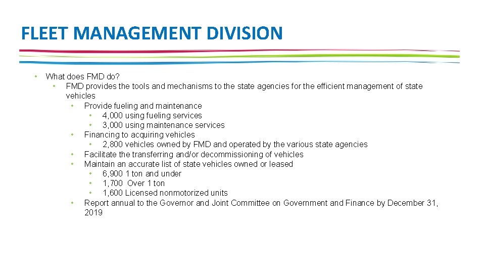 FLEET MANAGEMENT DIVISION FMD Web Site www fleet