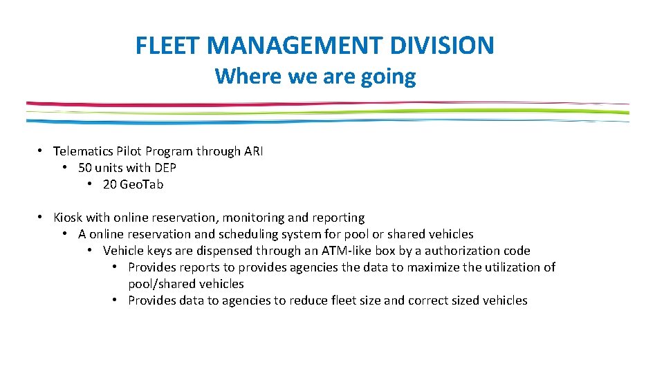 FLEET MANAGEMENT DIVISION FMD Web Site www fleet