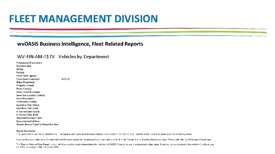 FLEET MANAGEMENT DIVISION FMD Web Site www fleet