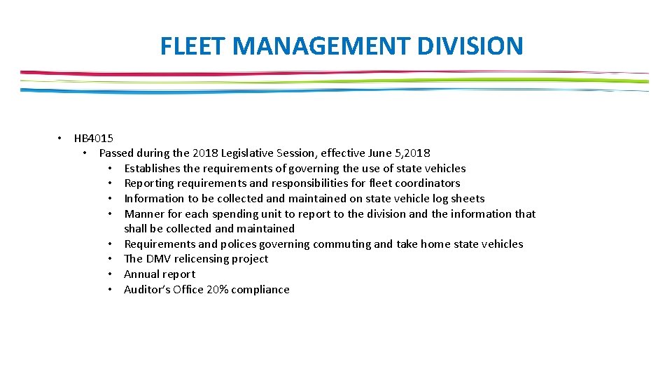 FLEET MANAGEMENT DIVISION FMD Web Site www fleet