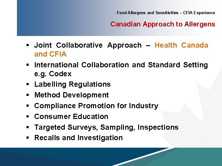 Food Allergens And Sensitivities An Overview of CFIA