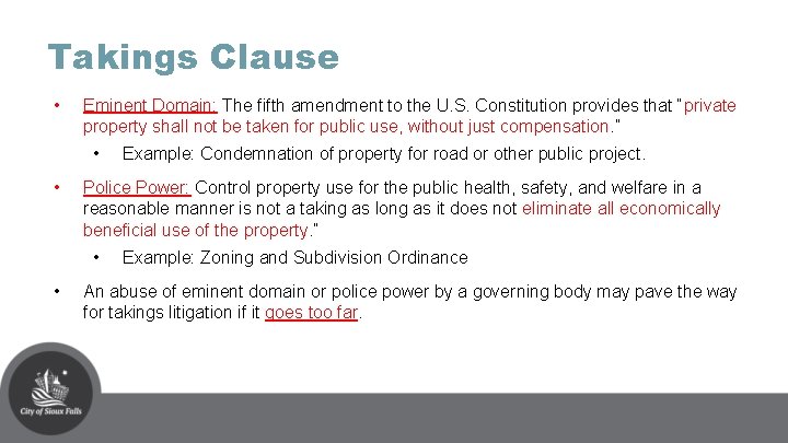 Planning 101 South Dakota Municipal League Planning Overview
