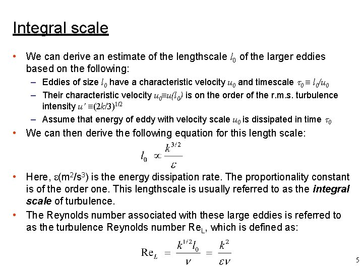 Lecture 9 Kolmogorovs Theory Applied Computational Fluid Dynamics