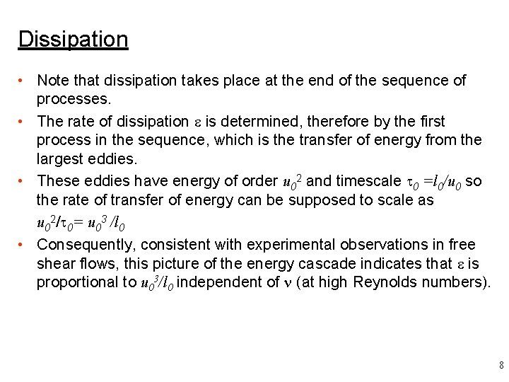Lecture 9 Kolmogorovs Theory Applied Computational Fluid Dynamics