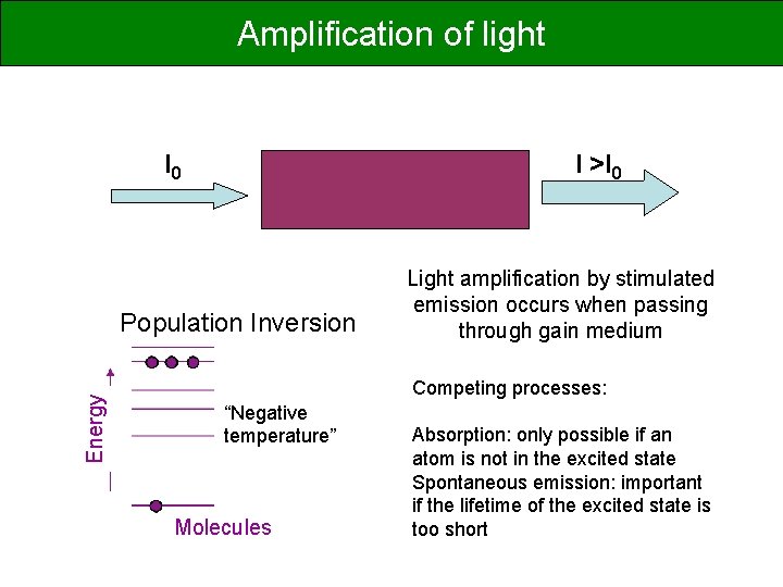 Femtosecond lasers Istvn Robel Department of Physics and
