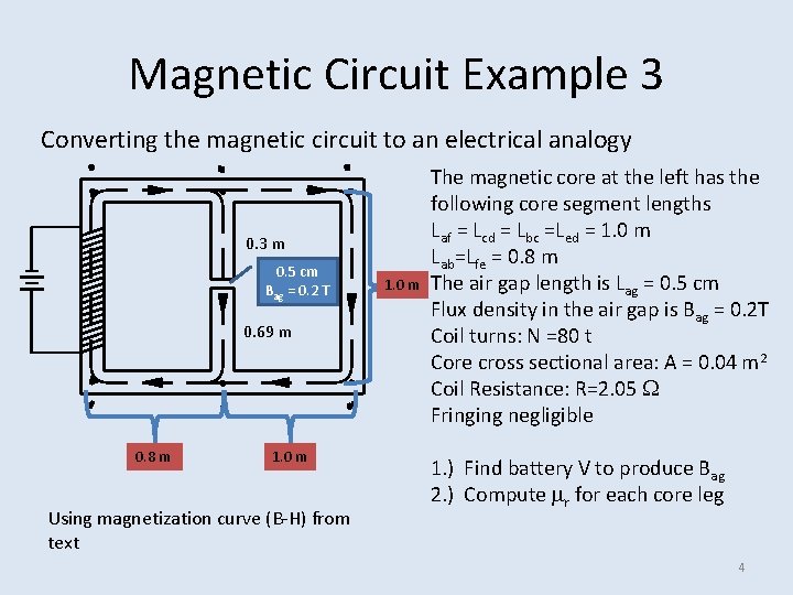 Lesson 4 Solving Magnetic Circuits with Electrical Analogies