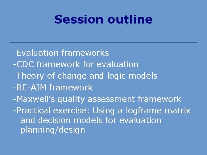 Evaluation design and implementation Puja Myles Puja mylesnottingham