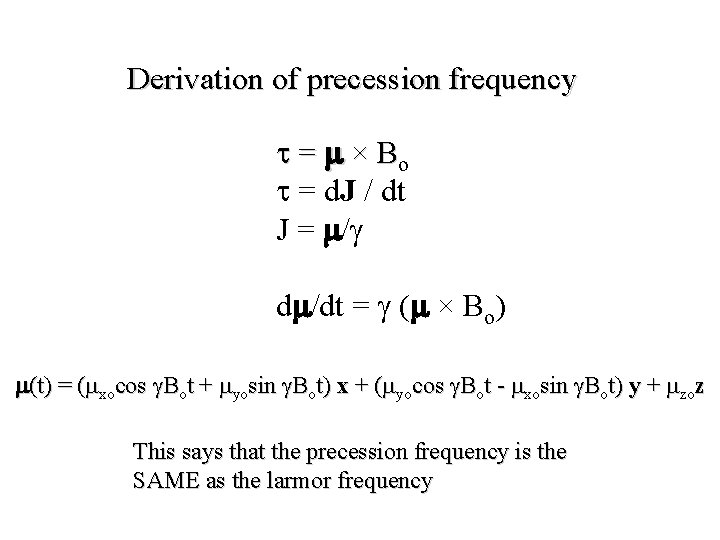 Basic Physical Principles of MRI James Voyvodic Ph