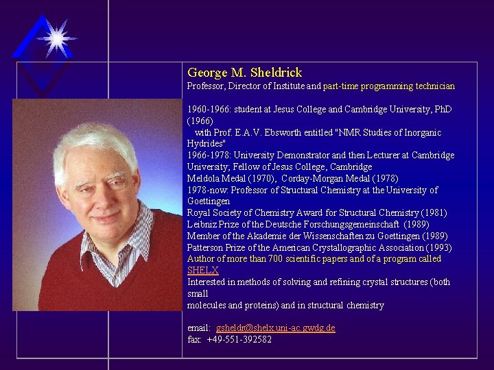 Crystal Structure Determination and Refinement Using the Bruker