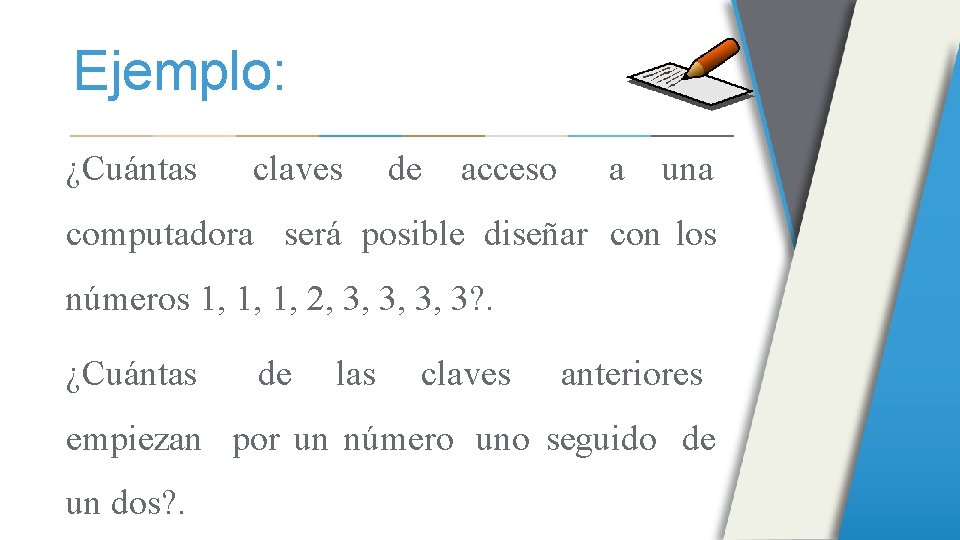Unidad 5 Combinatoria Men Principio multiplicativo aditivo y