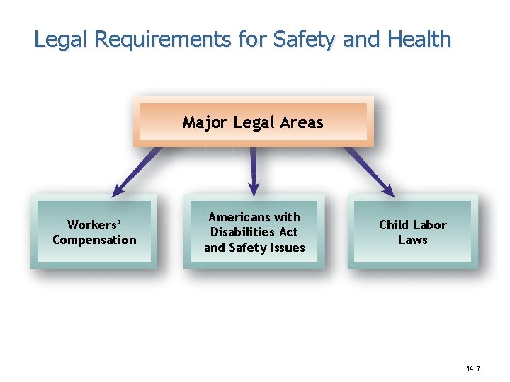 CHAPTER 14 Risk Management and Worker Protection SECTION