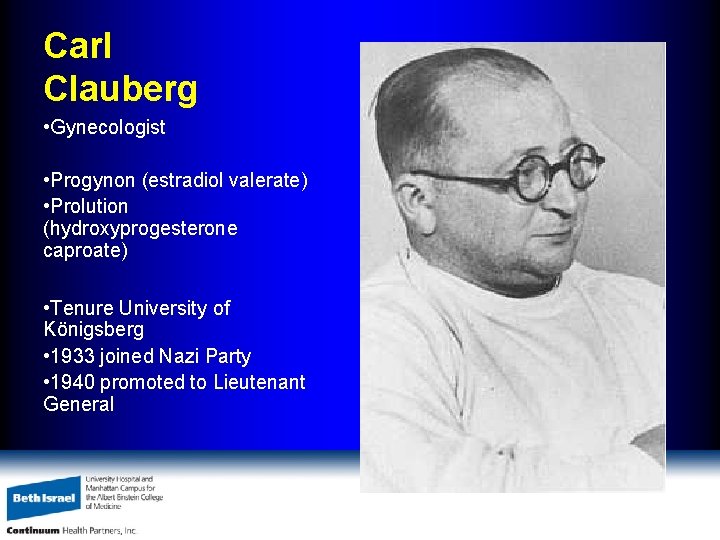 Fertility and Sterilization Experiments on Human Subjects in