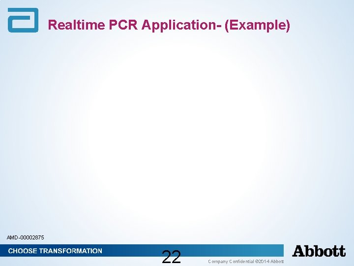 Topics PCR Overview PCR Applications PCR Formats AMD00002875