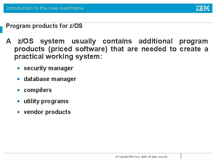 Introduction to the new mainframe Chapter 2 zOS