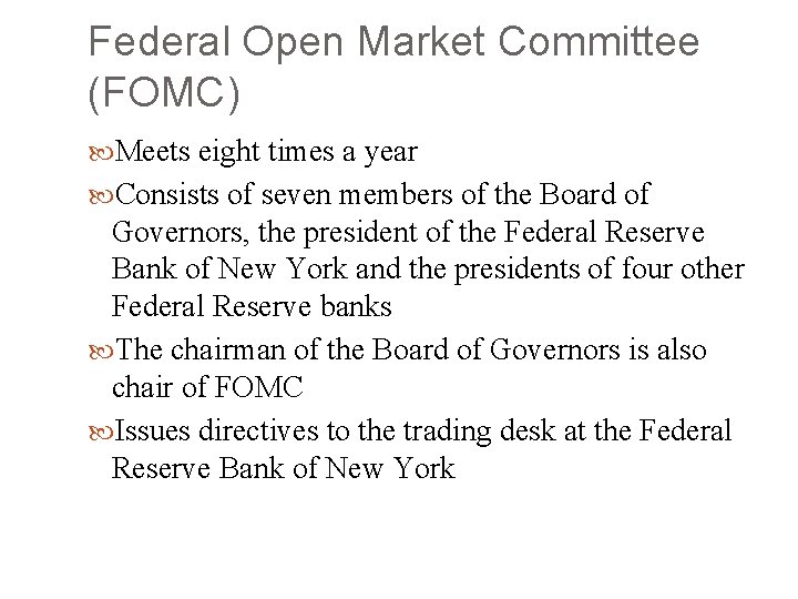 Chapter 9 Central Banks A Global Perspective Chapter