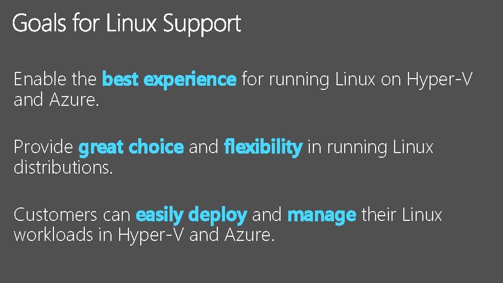 Running Linux on HyperV and in Azure Anurag