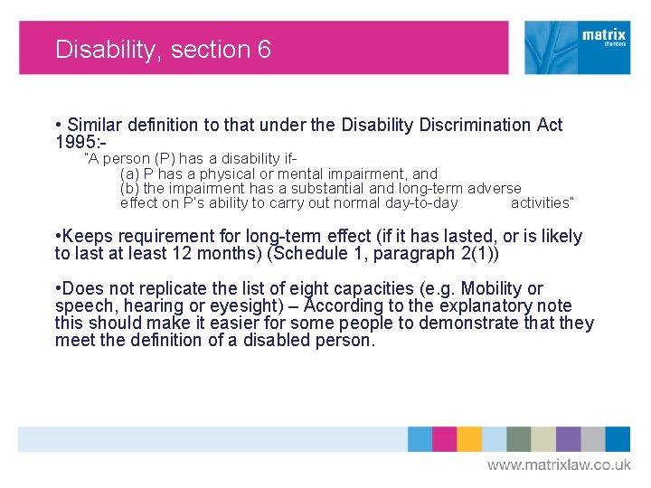 The Equality Act 2010 Disability Discrimination Laura Prince