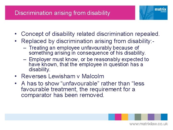 The Equality Act 2010 Disability Discrimination Laura Prince