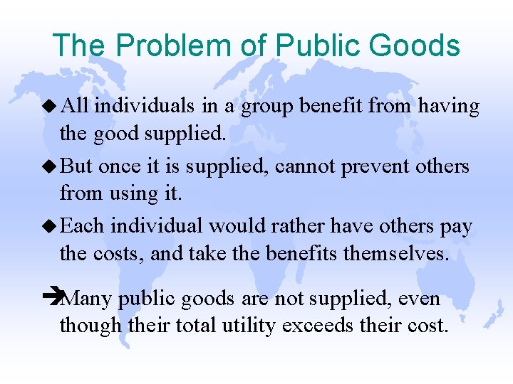 Institutional Analysis Lecture 6 Collective Action Theory of