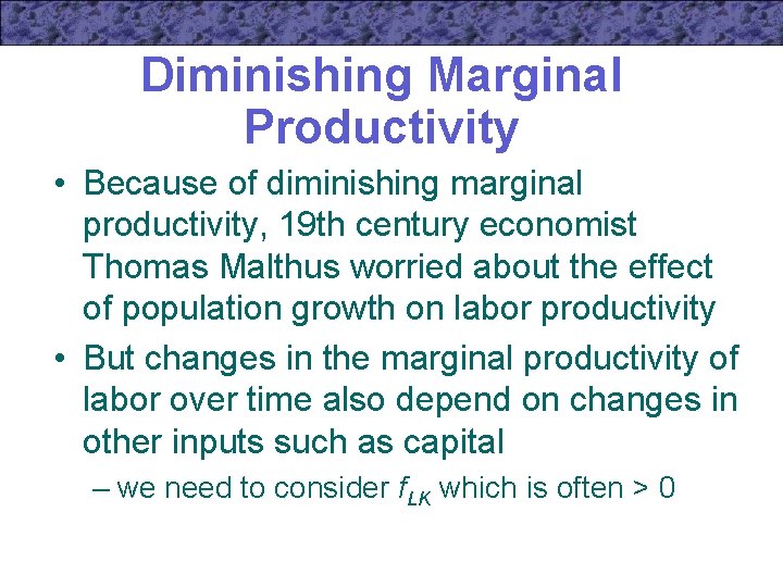 Chapter 11 PRODUCTION FUNCTIONS MICROECONOMIC THEORY BASIC PRINCIPLES