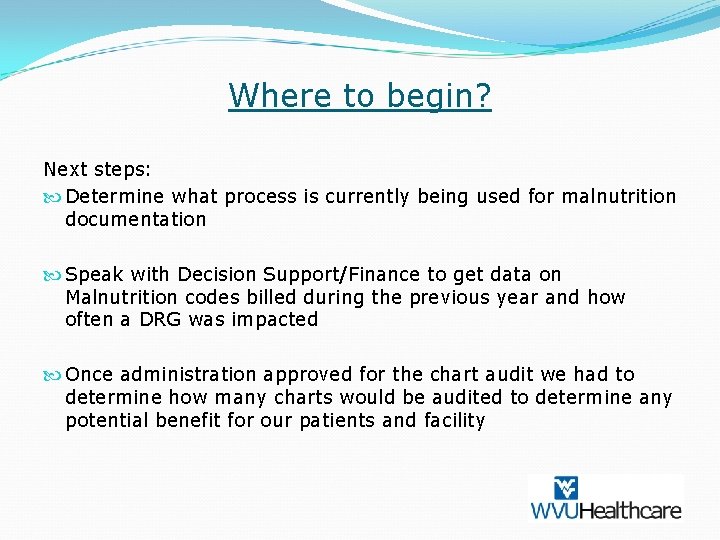 Coding for Malnutrition A Success Story Objectives Identity