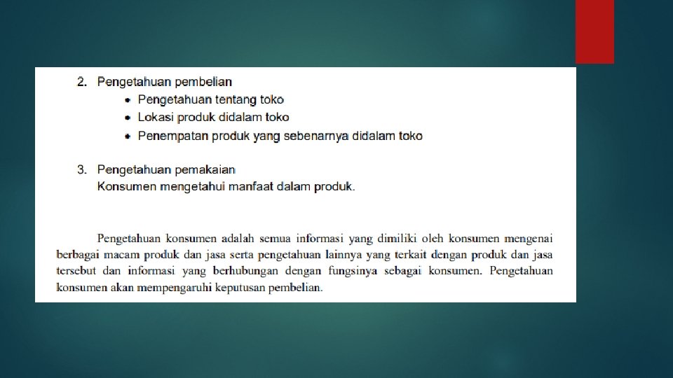 PENGETAHUAN PRODUK DAN KETERLIBATAN KONSUMEN ANGGA MARTHA MAHENDRA
