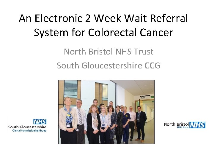 An Electronic 2 Week Wait Referral System for